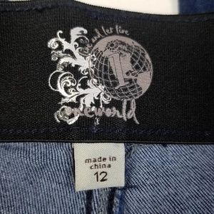 ONE WORLD | Jeans | One World Dark Wash Flexi Waist Skinny Jeans | Poshmark